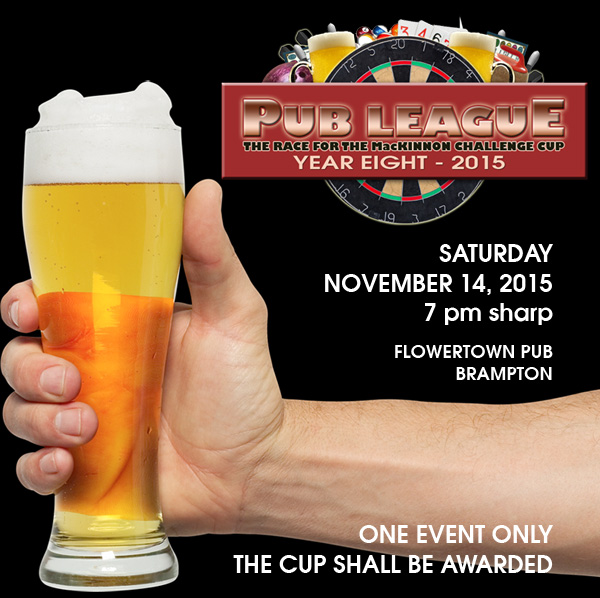 Pub League - The Race for the MacKinnon Challenge Cup